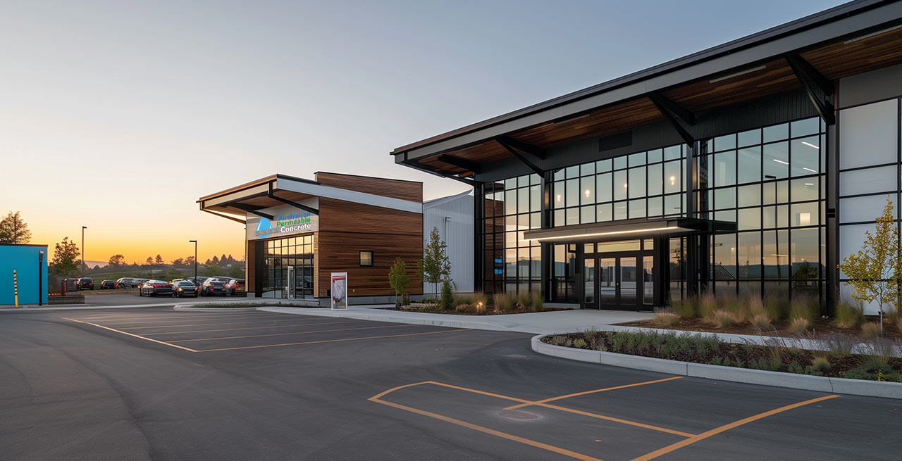 Commercial Car Park Project - Australian Permeable Concrete